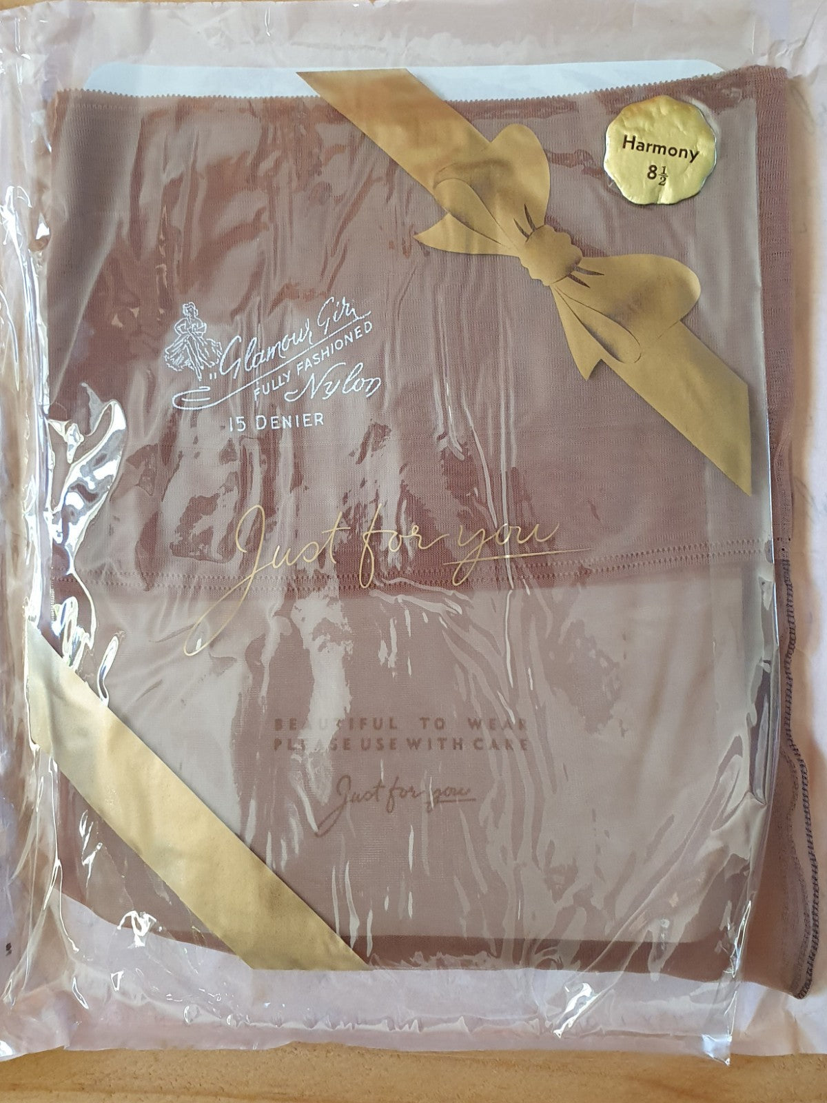 Vintage Glamour Fully Fashioned Frame Heel Sheer Nylon Stockings - 8.5 ...